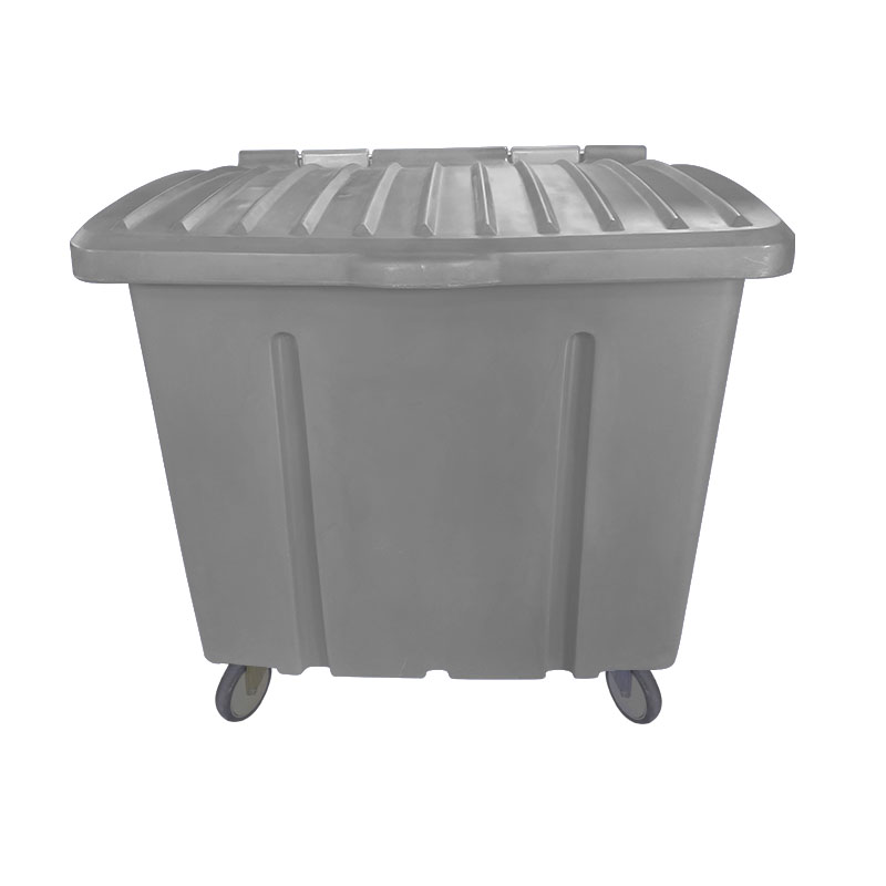 GCL Carrinhos - Container lixo plastico 1000L cinza